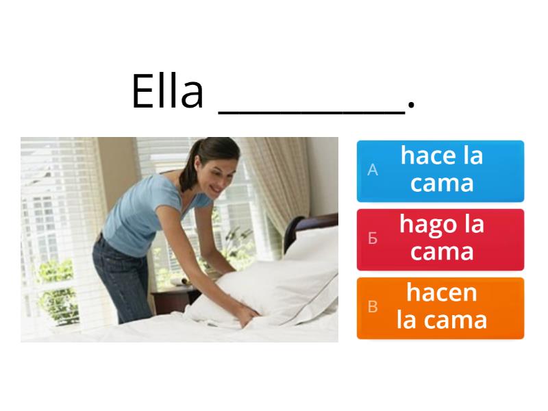 Expresiones con el verbo¨hacer¨ - Cuestionario