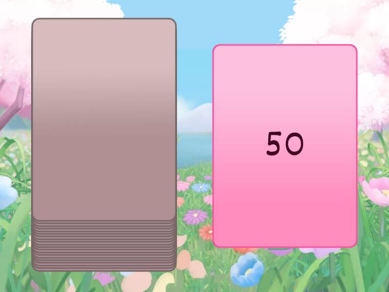 Numbers 40 - 60 - Speaking cards