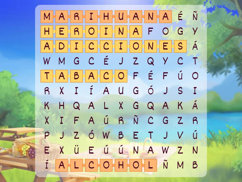 Sopa de letras Andri Michel 1C - Wordsearch
