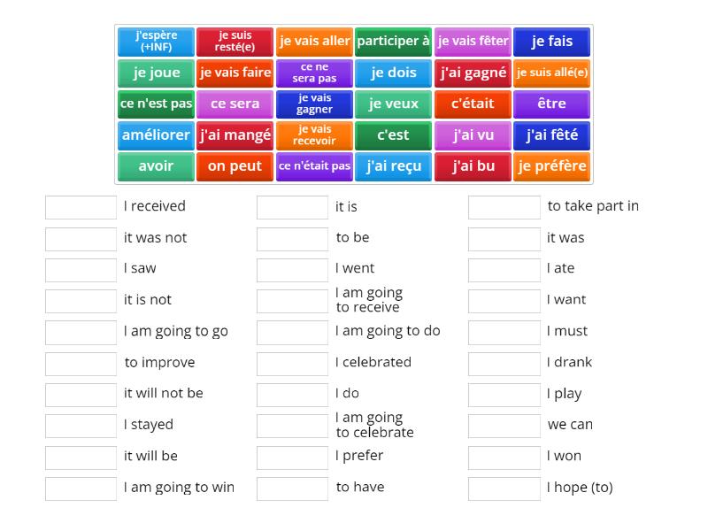 CPE Writing Vocabulary : verbs you must kno - Match up