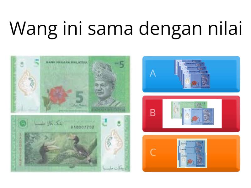 TUKAR WANG - Cuestionario