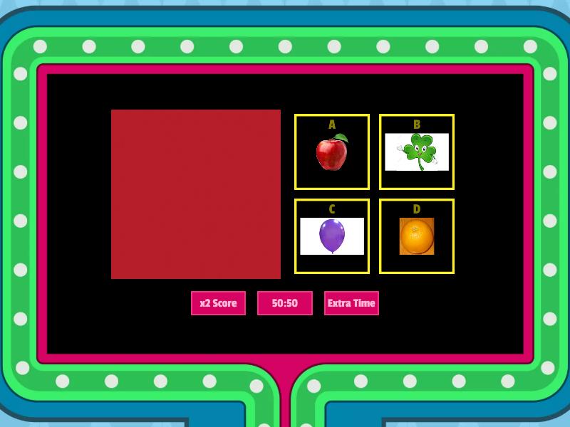 My Colorful World - Gameshow quiz