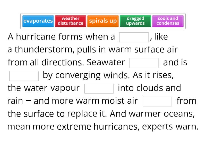 HURRICANE MILTON - Complete the sentence