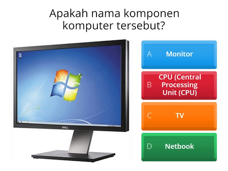 Kuiz Asas ICT (Pengenalan Komponen Komputer) - Quiz