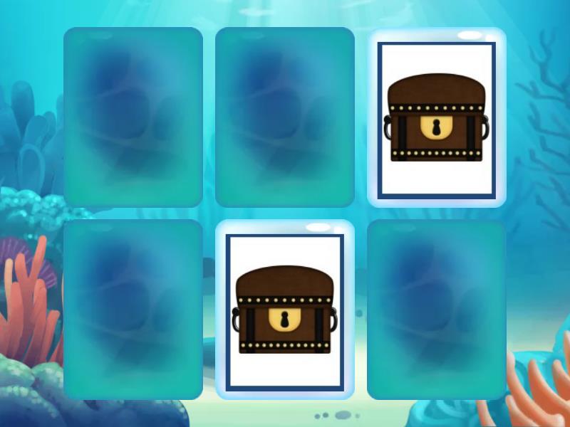 Pirate Matching Game - Matching pairs