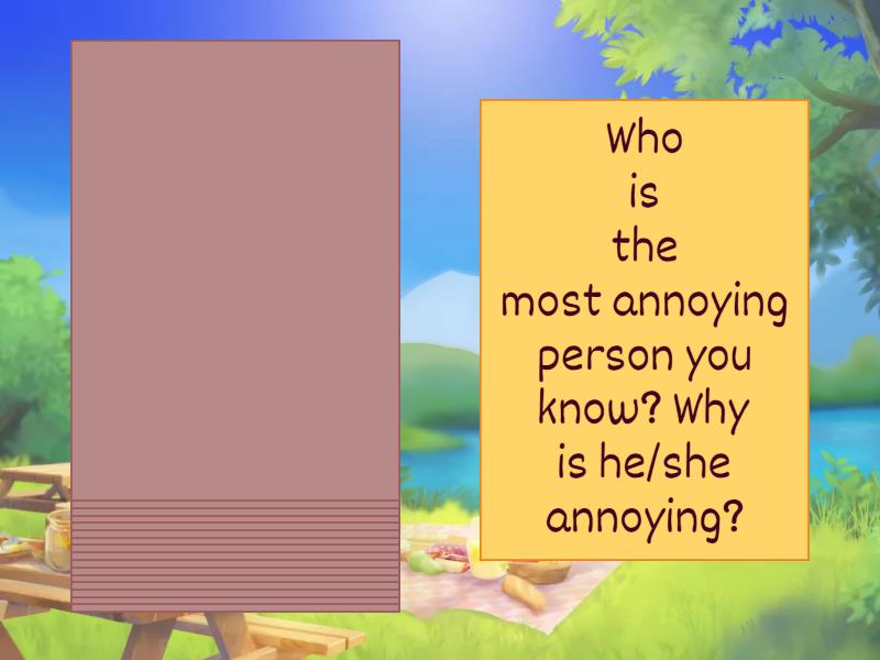 Jetstream Inter Unit5 -ed, -ing conversation questions - Cartas al azar