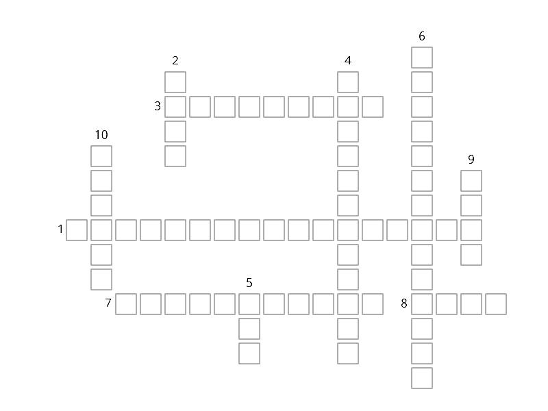 POST-TEST TYPE B MODULE-8B - Crossword