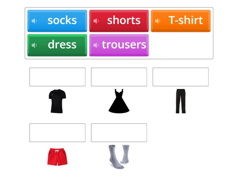 Family and friends 1 unit 7 clothes Part 1 - Match up