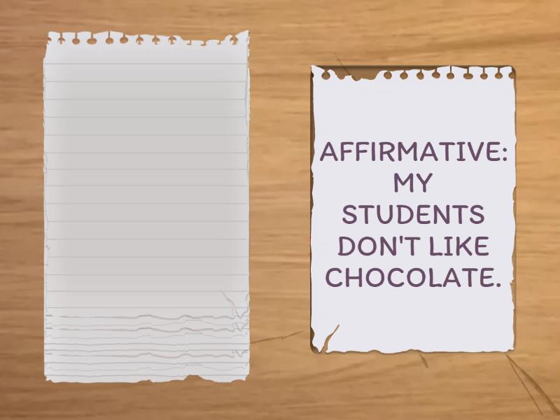 PRESENT SIMPLE - SENTENCES TRANSFORMATION - Speaking cards