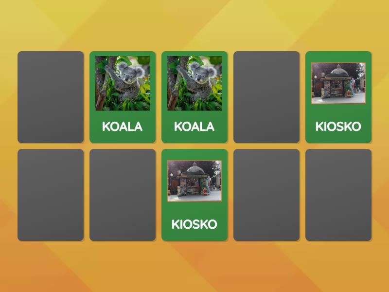 Consonante K - Parejas