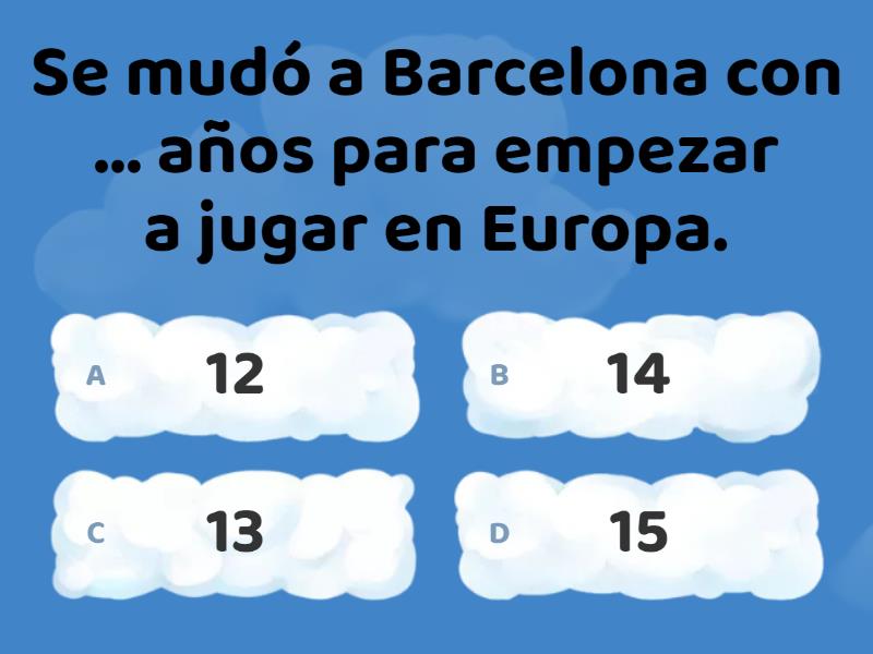 Comprensión Lectora: Lionel Messi - 測驗