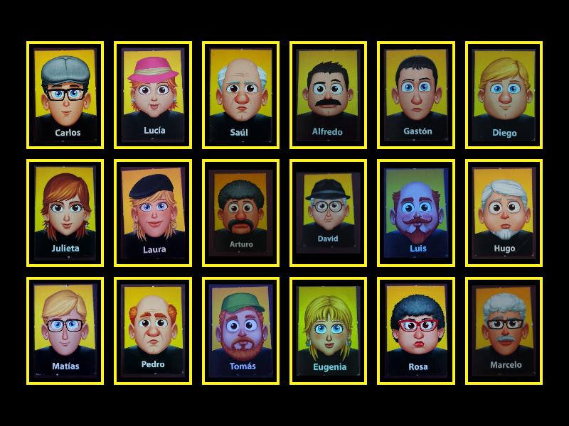 Guess Who? - Flip tiles