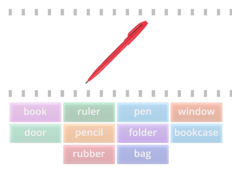 FF1 Unit 1 School things - Find the match