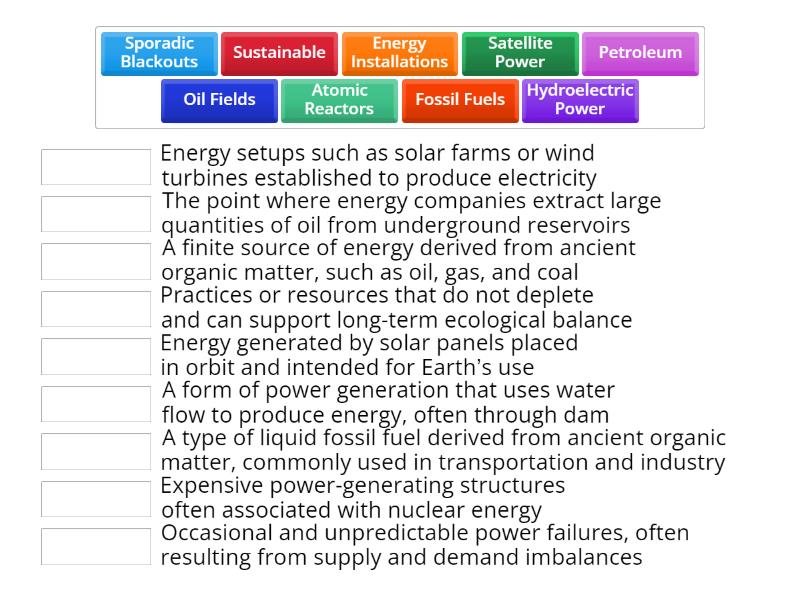 Energy - Match up
