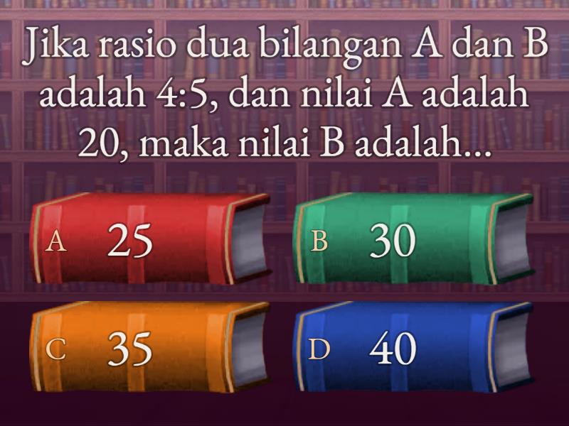 KONSEP KESAMAAN RASIO - Quiz