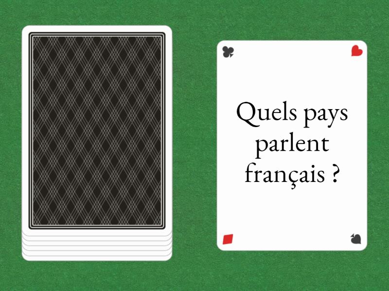 la francophonie - Random cards