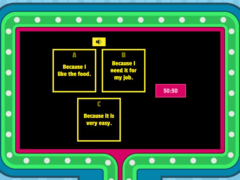 What are they asking? - Gameshow quiz