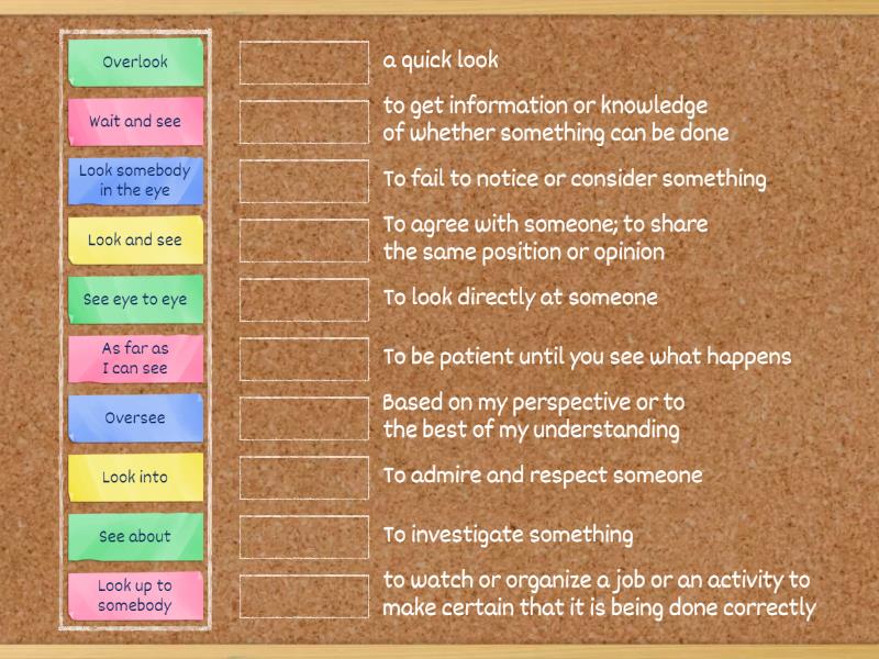C1.6 GE Look and See EXpressions. - Une las parejas