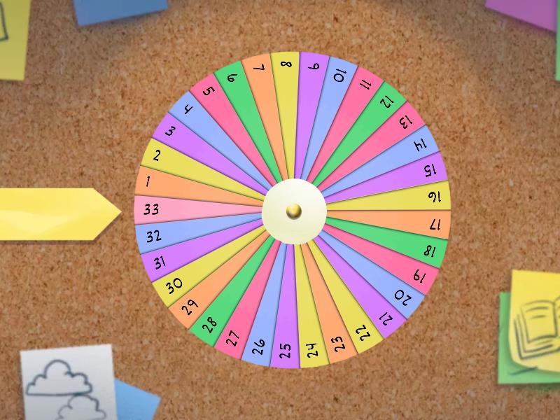6f Random numbers - Random wheel