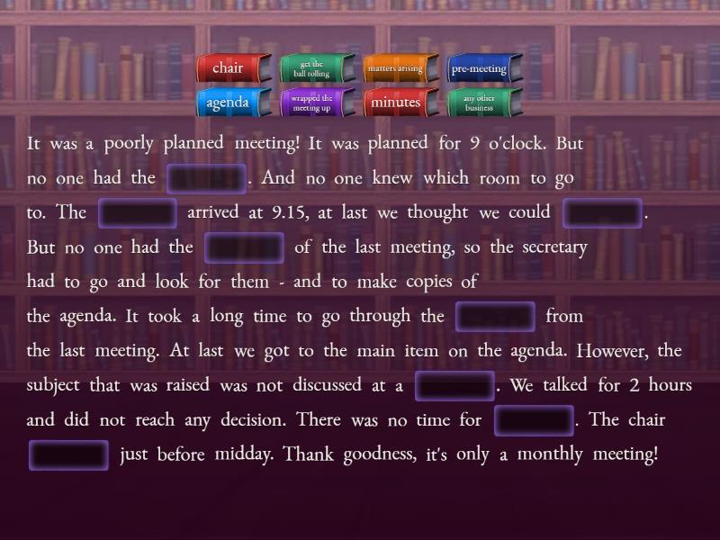 BEC Upper Cl19 Task 3 - Missing word