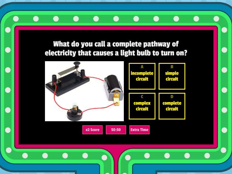 Electric Circuit Quiz - Gameshow quiz