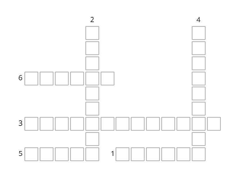 SPAZI E FUNZIONI DELLA CASA - Cruciverba