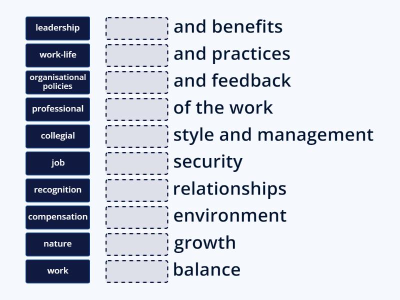 6 - Vocabulary in Use Advanced - 10 factors that affect job ...