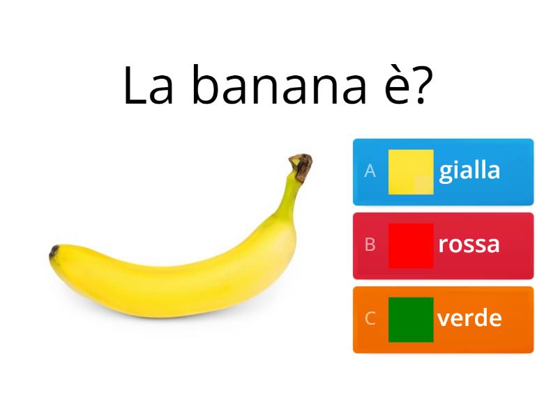 indovina il colore - Quiz