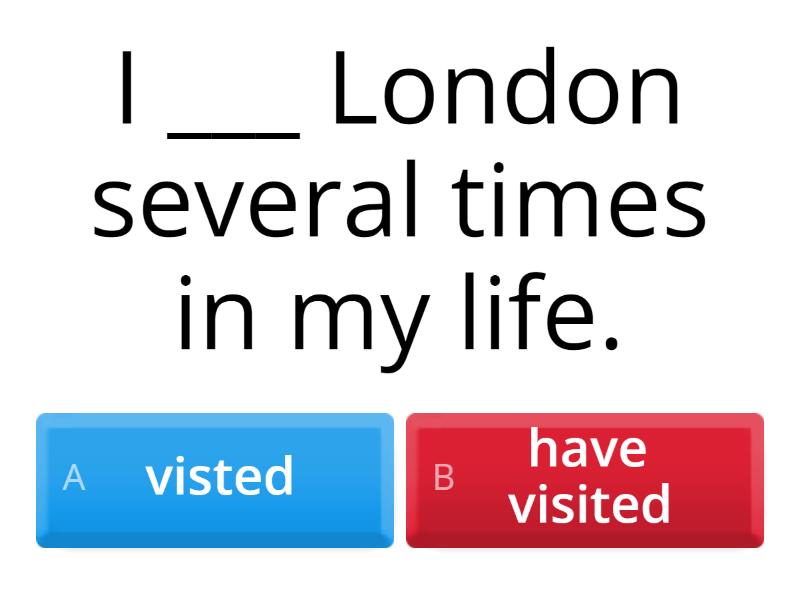 PRESENT PERFECT vs PAST SIMPLE - Quiz