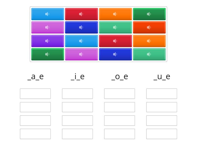 magic e - Group sort