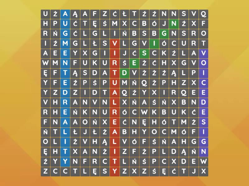 3 - applications for UX design - Wordsearch