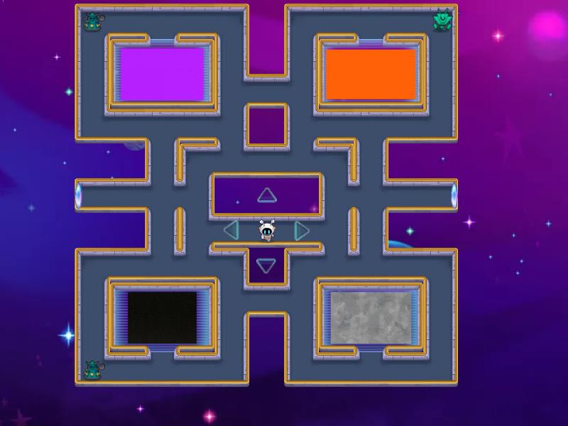 11 French Colours MAZE - Maze chase