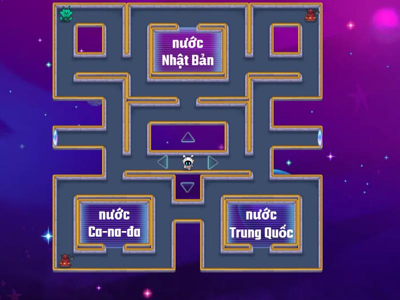 Countries - Các quốc gia phần 1 và 2 - Maze chase