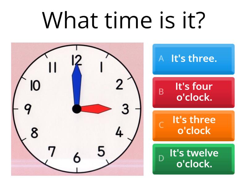 grade 6 time - Cuestionario