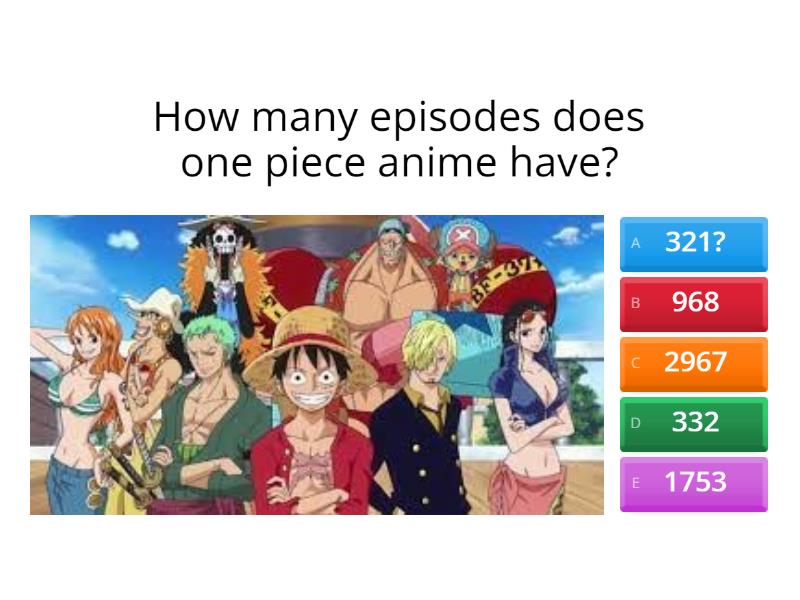 One piece - Quiz