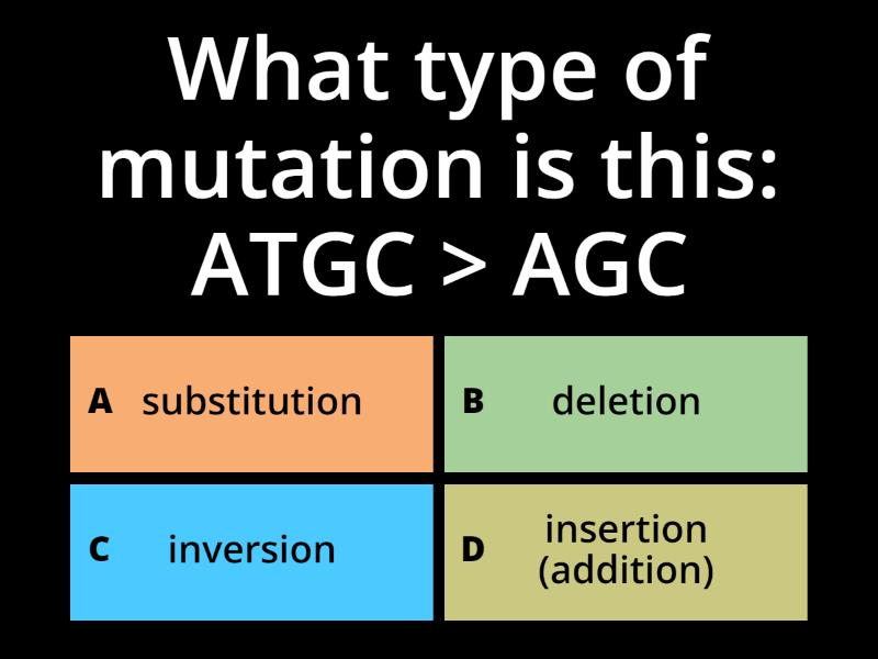 Mutation Identification Practice - Quiz