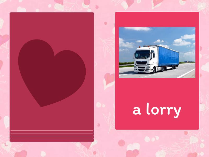 KB1, Unit 10. At the funfair (transport). Words - Random cards