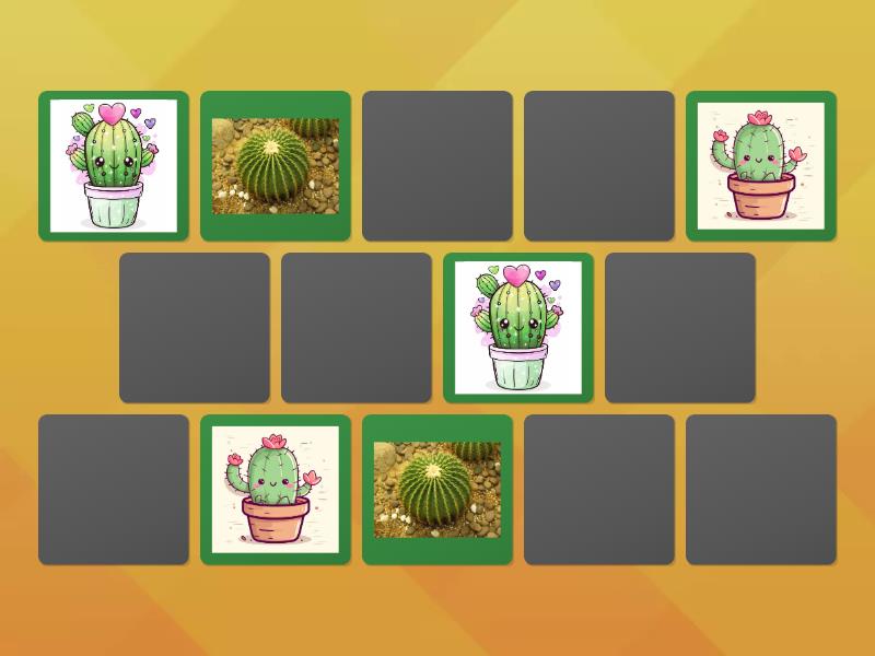 cactus gioco - Matching pairs