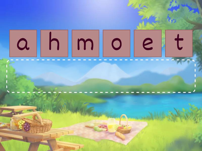 Geiriau Allweddol - Set 6 - Anagram