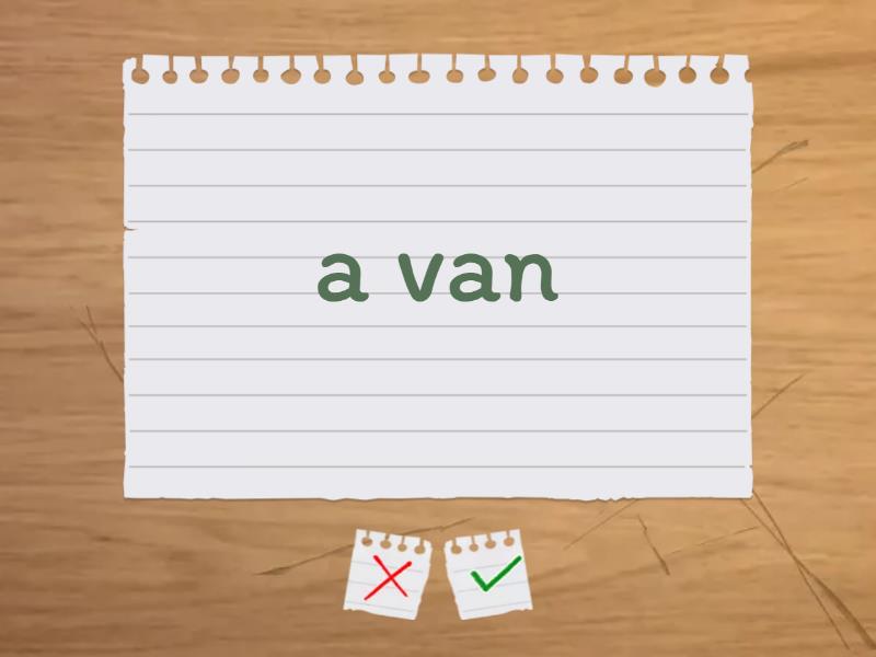 Letter Vv - Flash cards