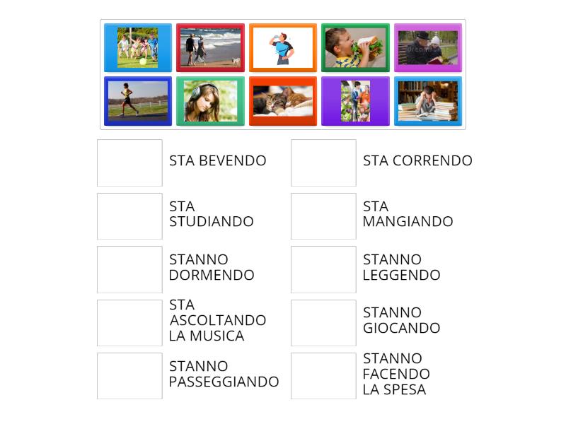 STARE + GERUNDIO - Match up