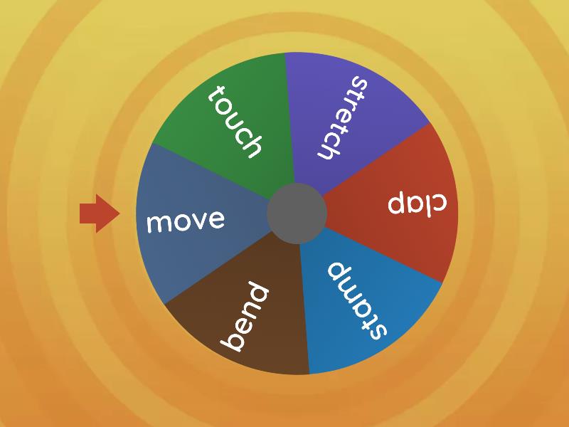 PEARSON. Level 1. Unit 3. Actions Vocabulary - Spin the wheel