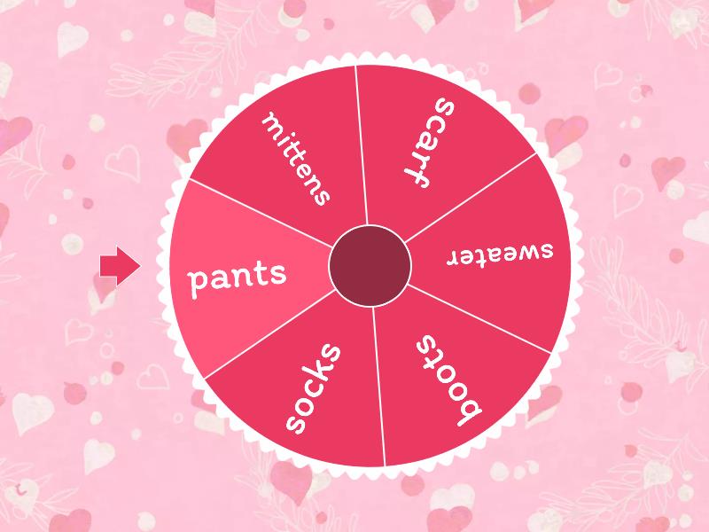 Clothes Kindergarten - Spin the wheel