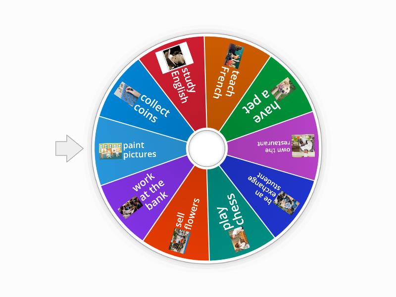 ET6 U9 Vocabulary - Random wheel