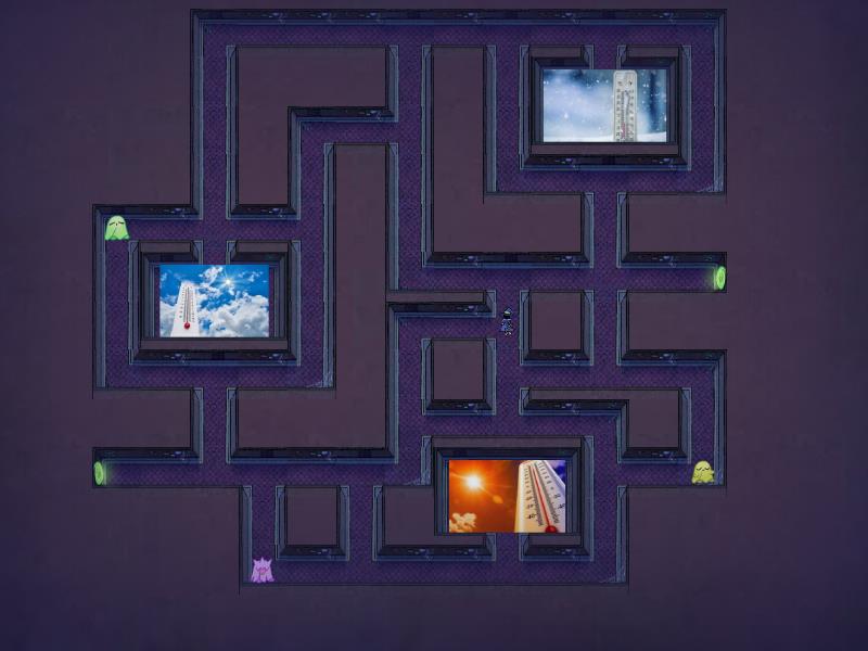 3rd Grade Unit 9 Weather - Maze chase