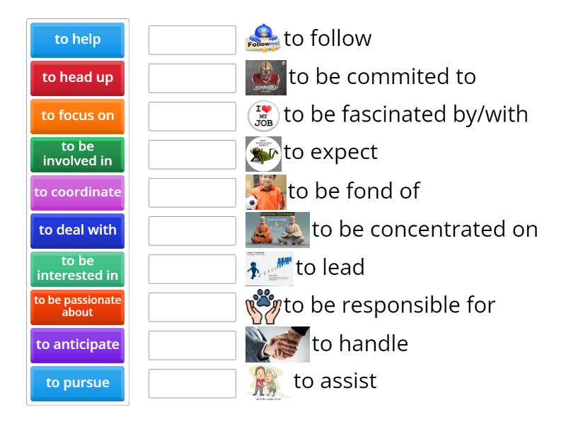 collocations - Match up