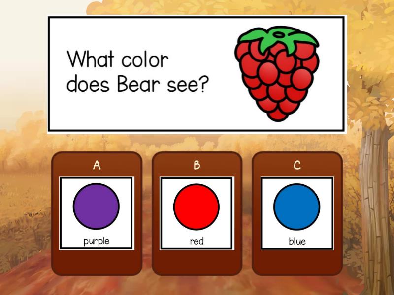 Bear Sees Colors Comp - Quiz