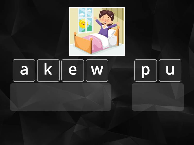 Daily Routine - Anagram