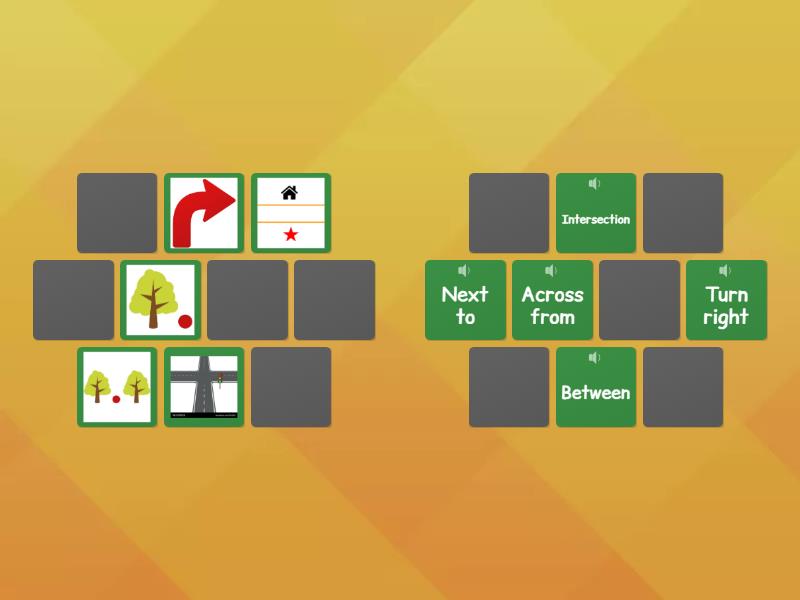 Speaking - Matching tiles - Matching pairs