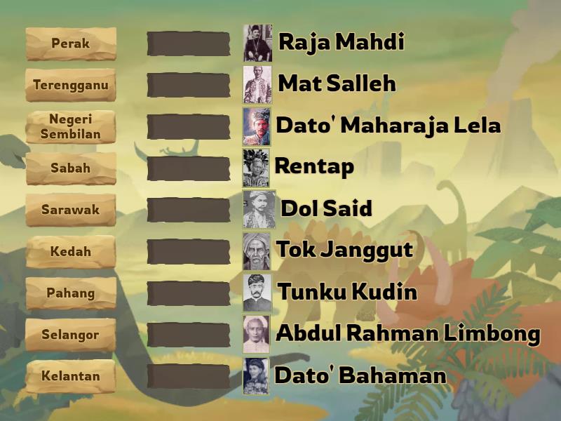 TOKOH PEJUANG KEMERDEKAAN MALAYSIA - Match up